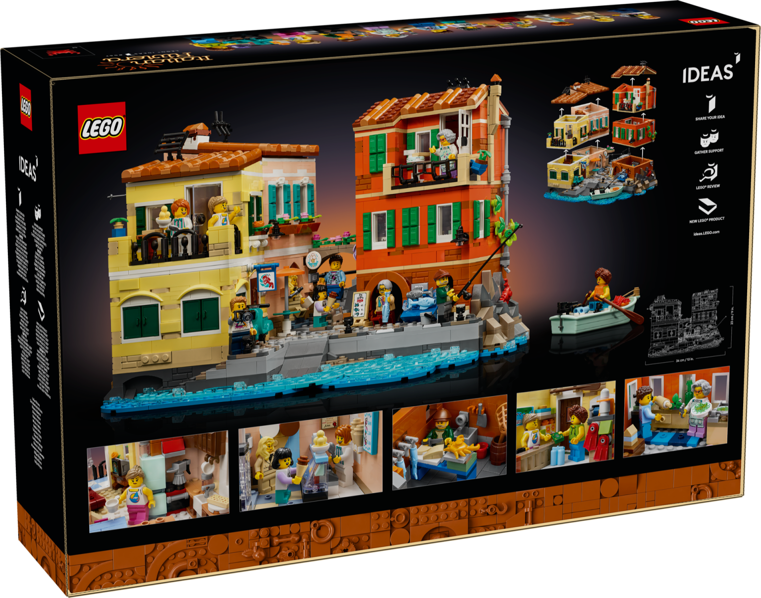 LEGO Ideas 21359 Italian Riviera officially unveiled