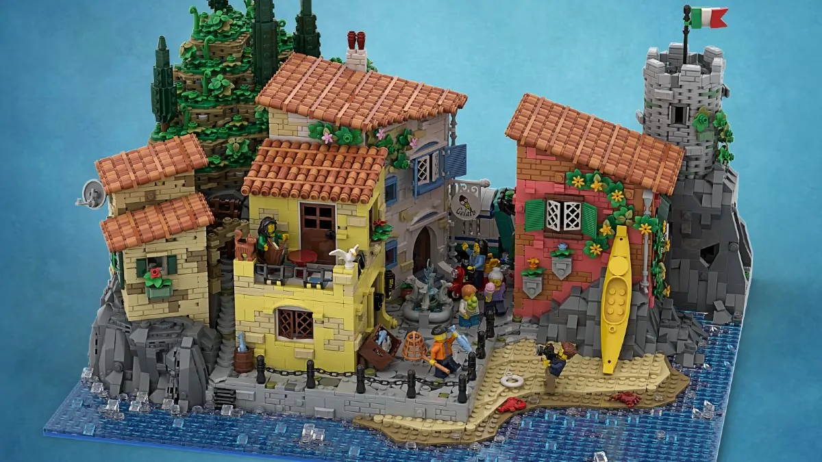 See exclusive sketches from LEGO Ideas Designer de fãs da Riviera Italiana