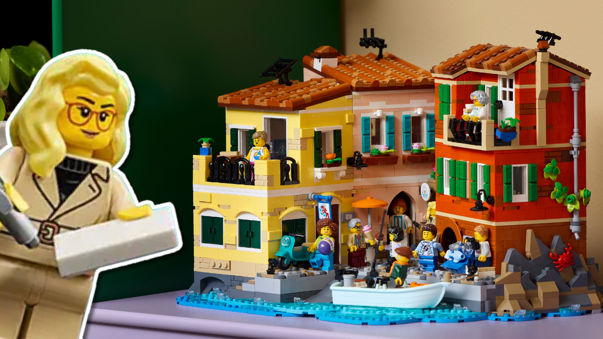 LEGO Ideas La Riviera italienne comprend un LEGO City camée