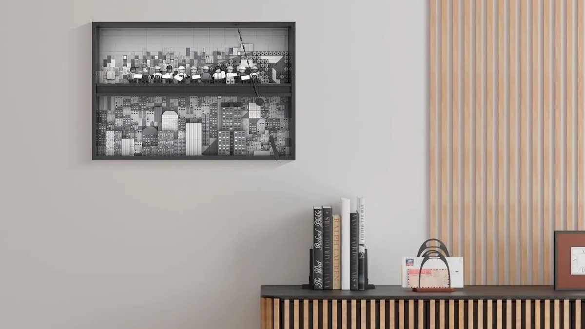 Fan designer builds on LEGO Art concept with iconic photo