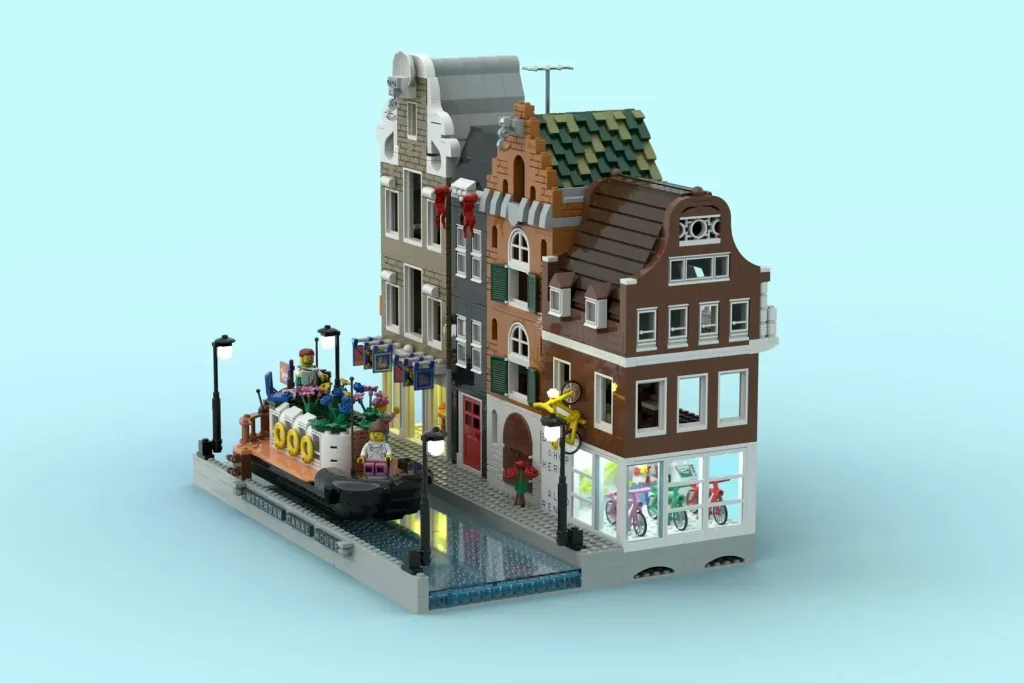 Casas icônicas de Amsterdã impressionam na LEGO Ideas