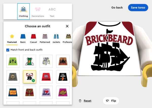 LEGO Comic-Con rewards and minifigure torsos available