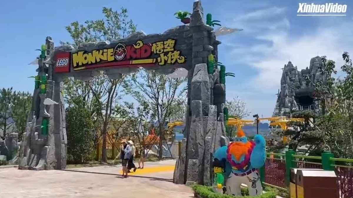 Take a tour of the world's first LEGO Monkie Kid land
