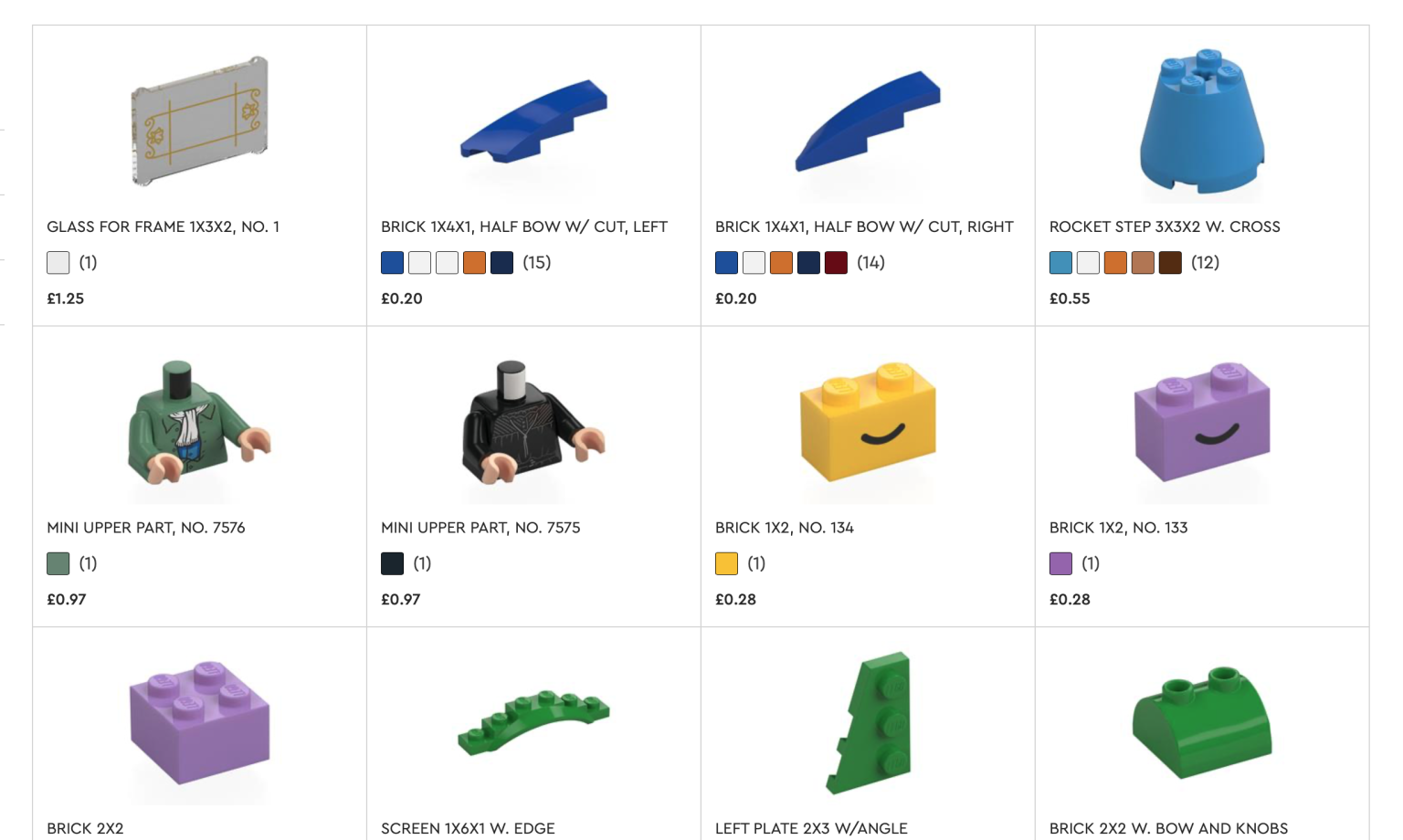 LEGO Pick a Brick update makes it easier to buy by colour