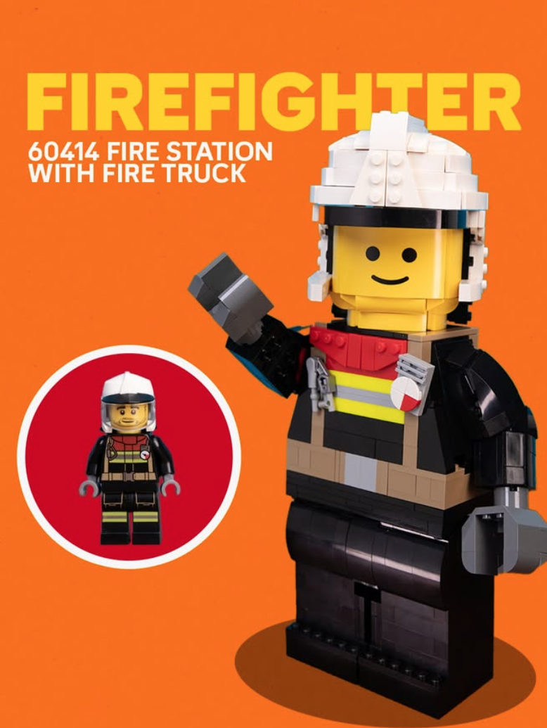 LEGO shares fresh takes on Up-Scaled Minifigure designs