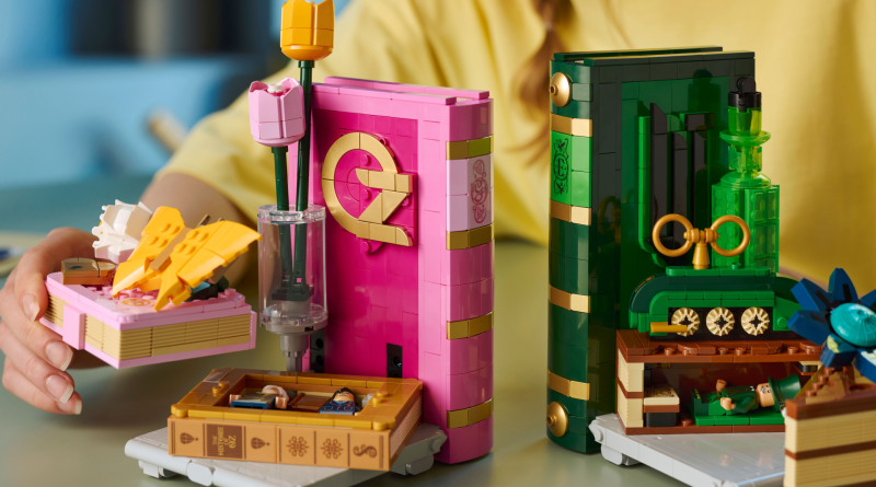 LEGO Wicked unveils 75691 Glinda & Elphaba Bookends