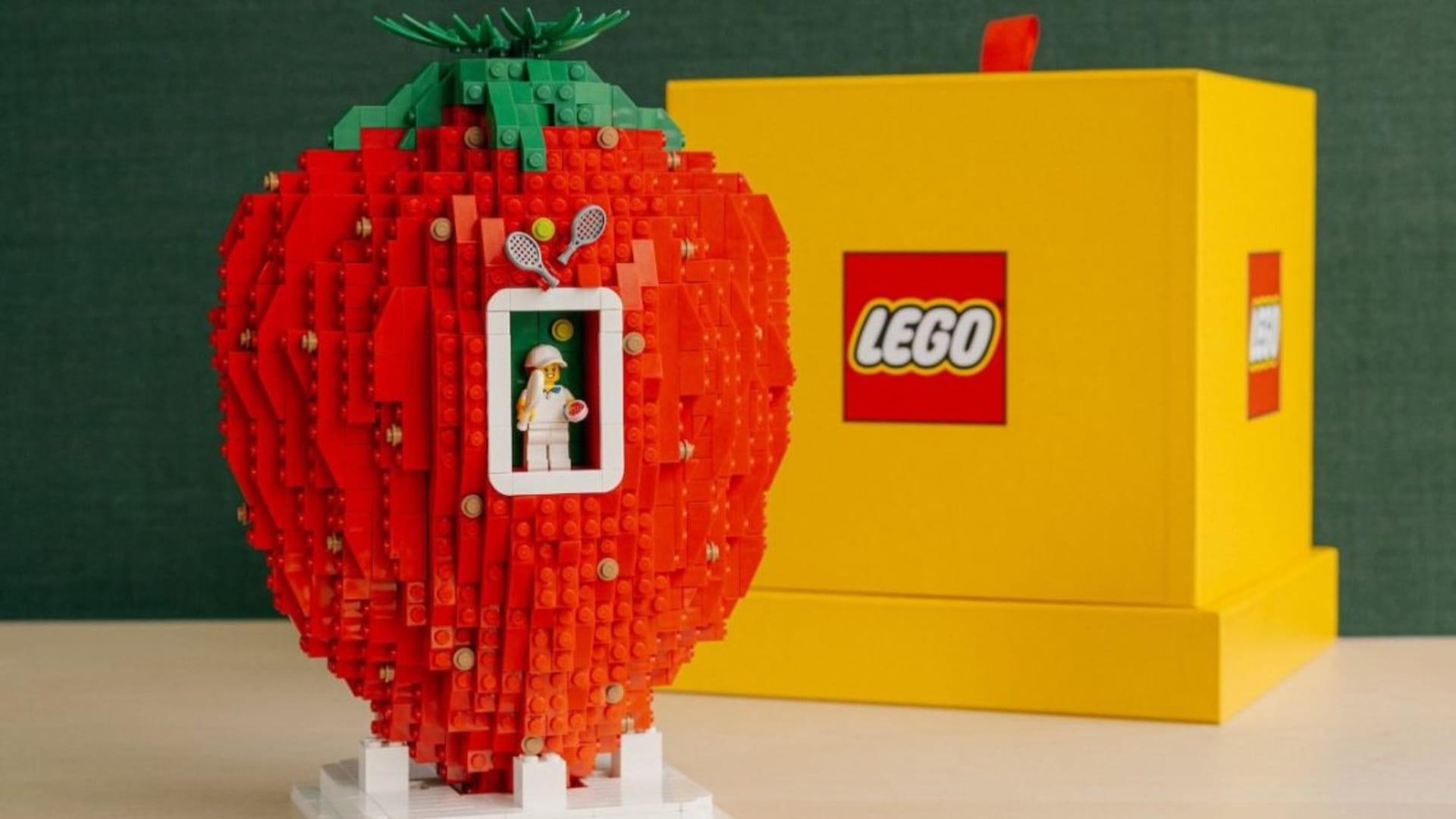 LEGO gifts Wimbledon winner with 3,000-piece strawberry