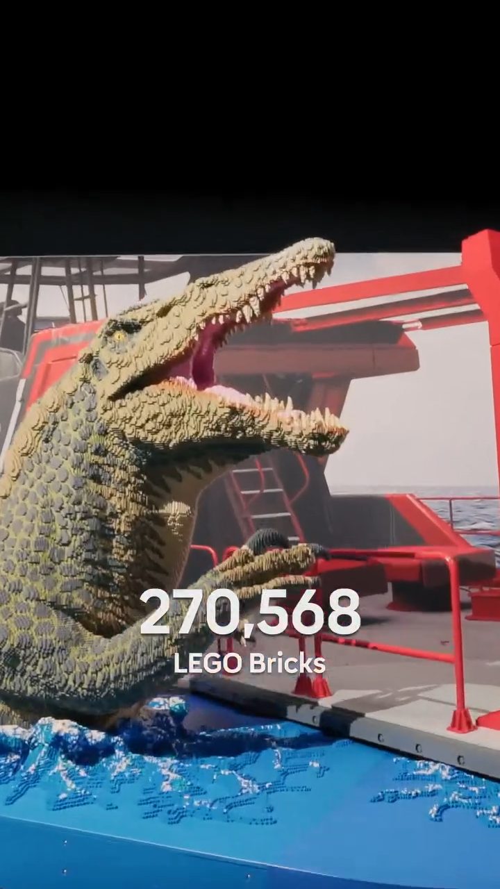270,000-piece LEGO Jurassic World: Rebirth model revealed