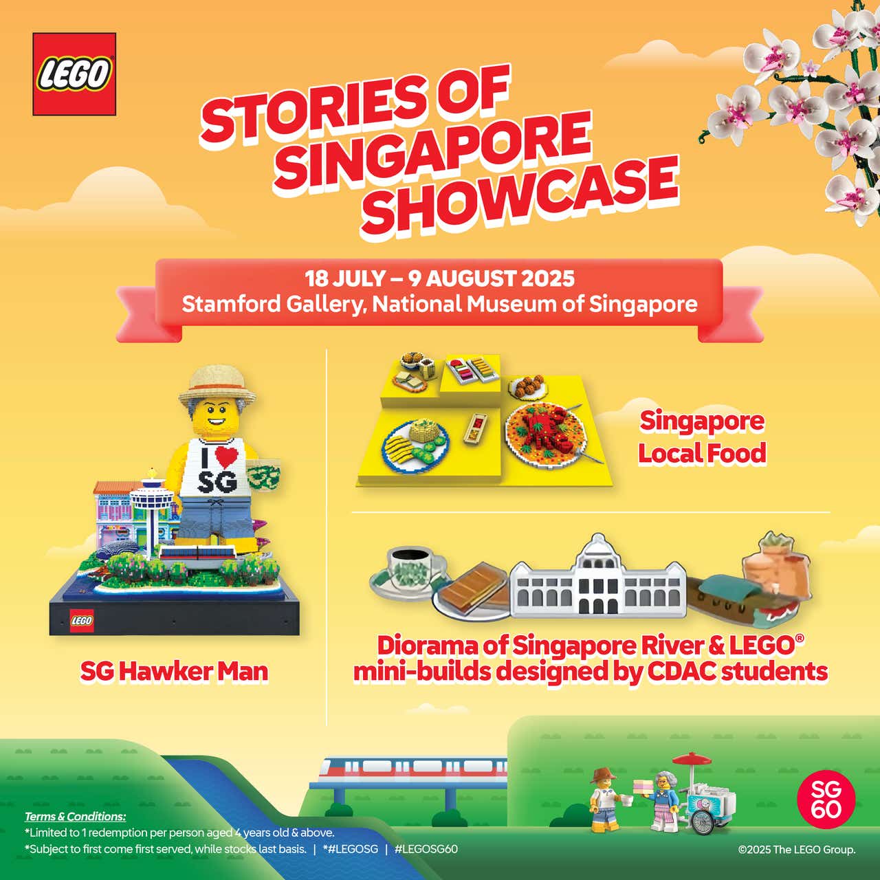 265,000 piece LEGO mural celebrates 60 years of Singapore
