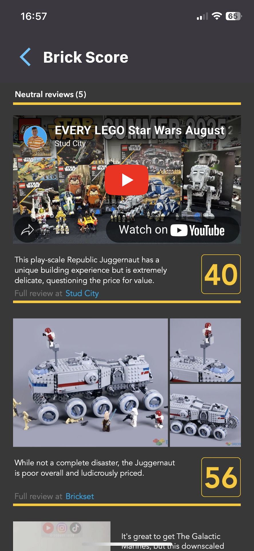 A controversial new LEGO set gets rated on Brick Search