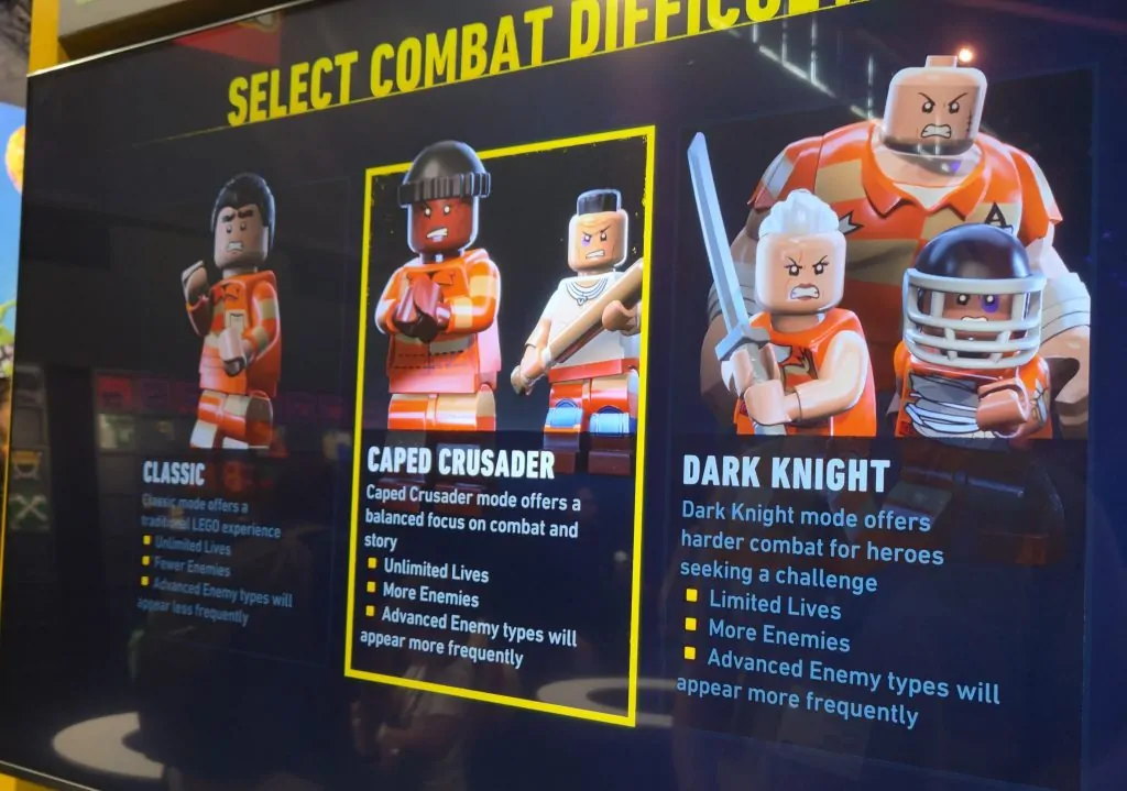 More details regarding difficulty settings for combat in LEGO Batman ...