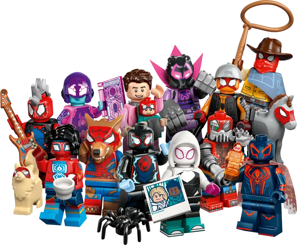 The LEGO Spider-Verse minifigures' useful new pieces