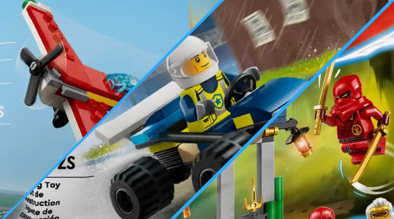 Three LEGO GWPs available in the UK at low thresholds