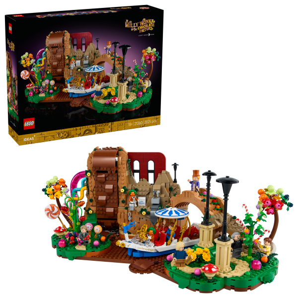 LEGO Ideas 21360 Willy Wonka & the Chocolate Factory revealed