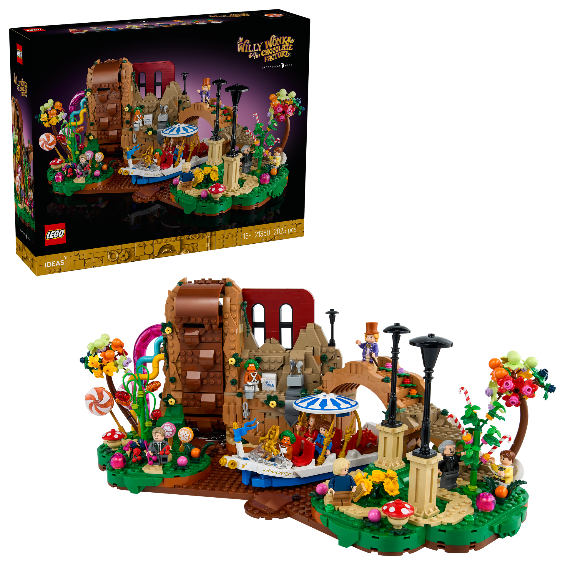 LEGO Ideas 21360 Willy Wonka & the Chocolate Factory revealed