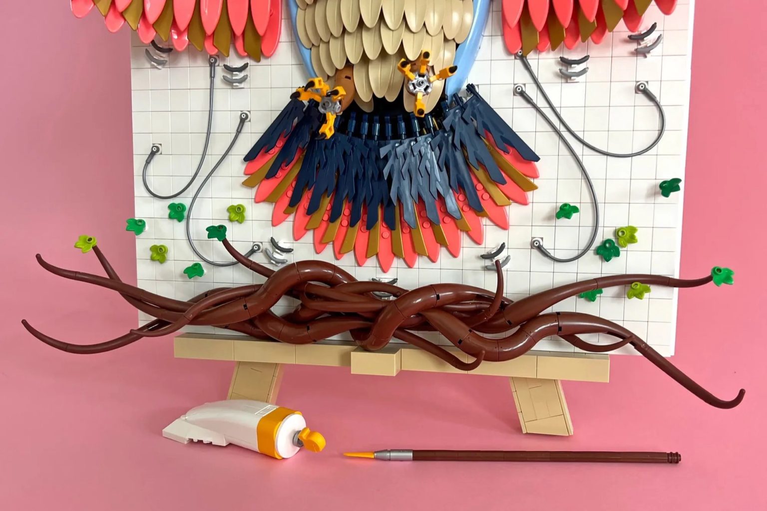 LEGO Ideas flies from vibrant painting to brick-built life