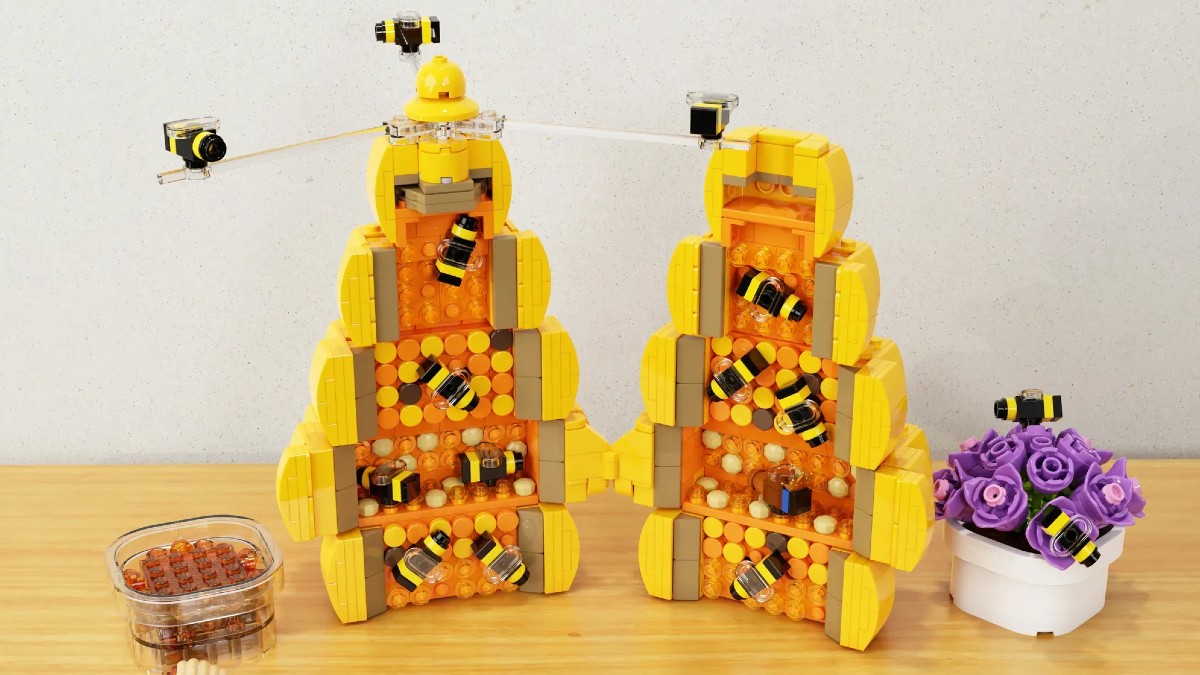 Brick-built beehive is all the buzz on LEGO Ideas - Brick Fanatics