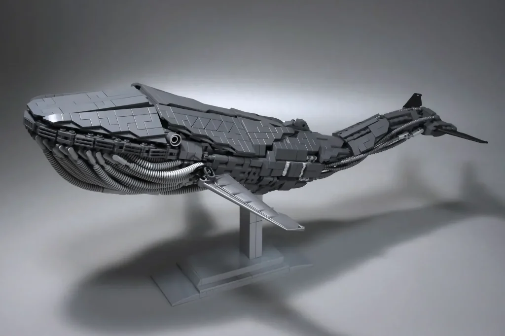 Futuristic whale mech makes waves on LEGO Ideas