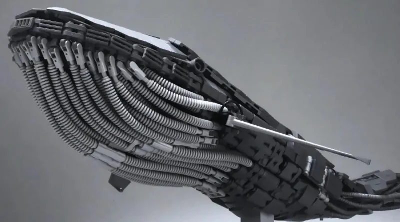 Futuristic whale mech makes waves on LEGO Ideas
