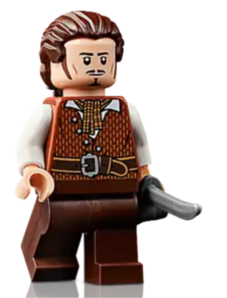 All the details in LEGO Icons Black Pearl's minifigures