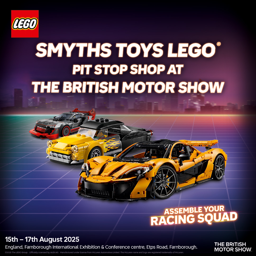 LEGO joins forces with Smyths Toys for British Motor Show