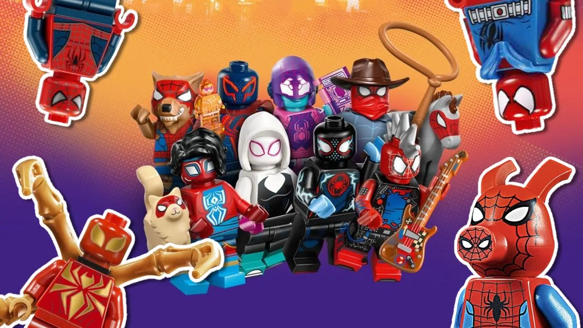 Every multiversal LEGO Spider-Man minifigure to date