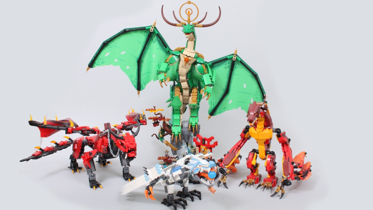 LEGO NINJAGO's new dragon showcases 14 years of evolution