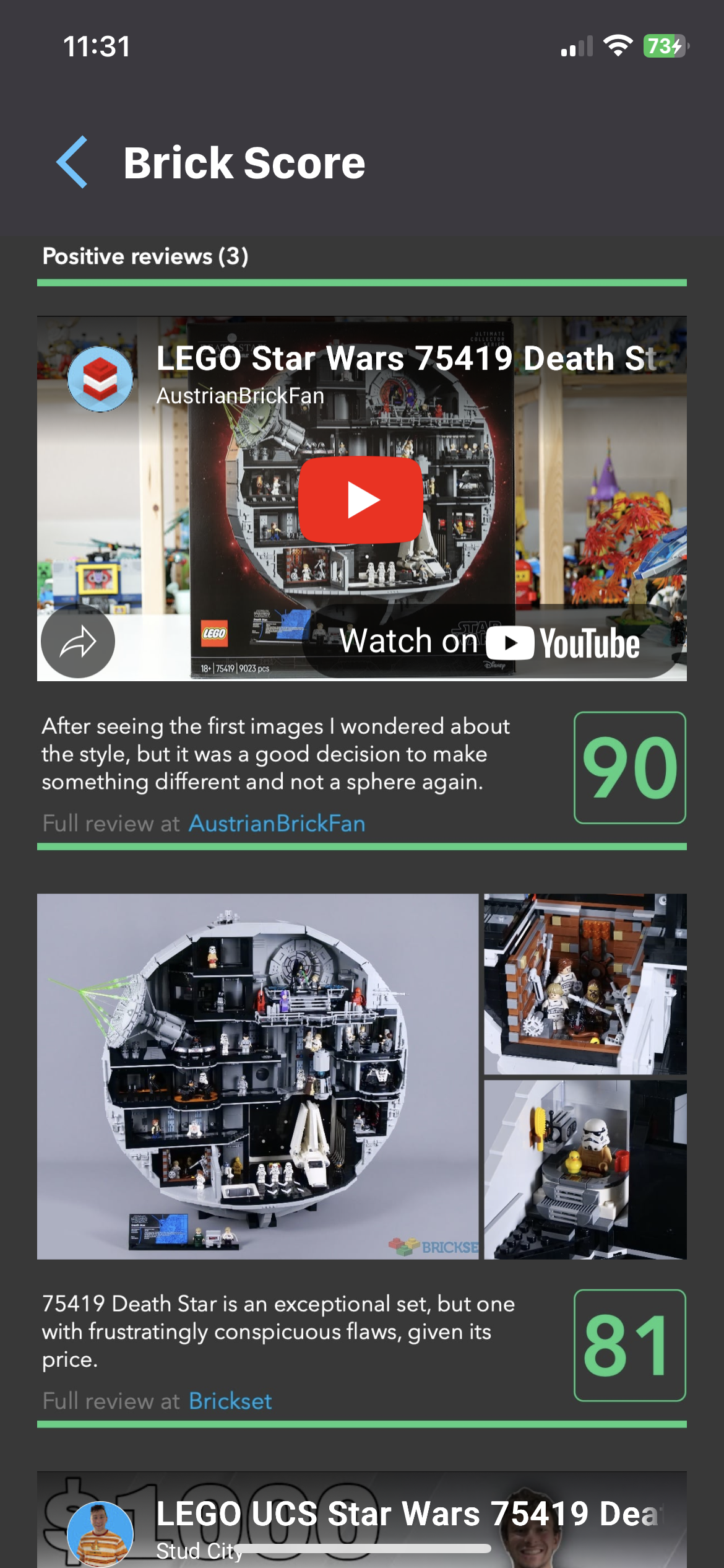 LEGO experts rate the UCS Death Star: here's how it scores