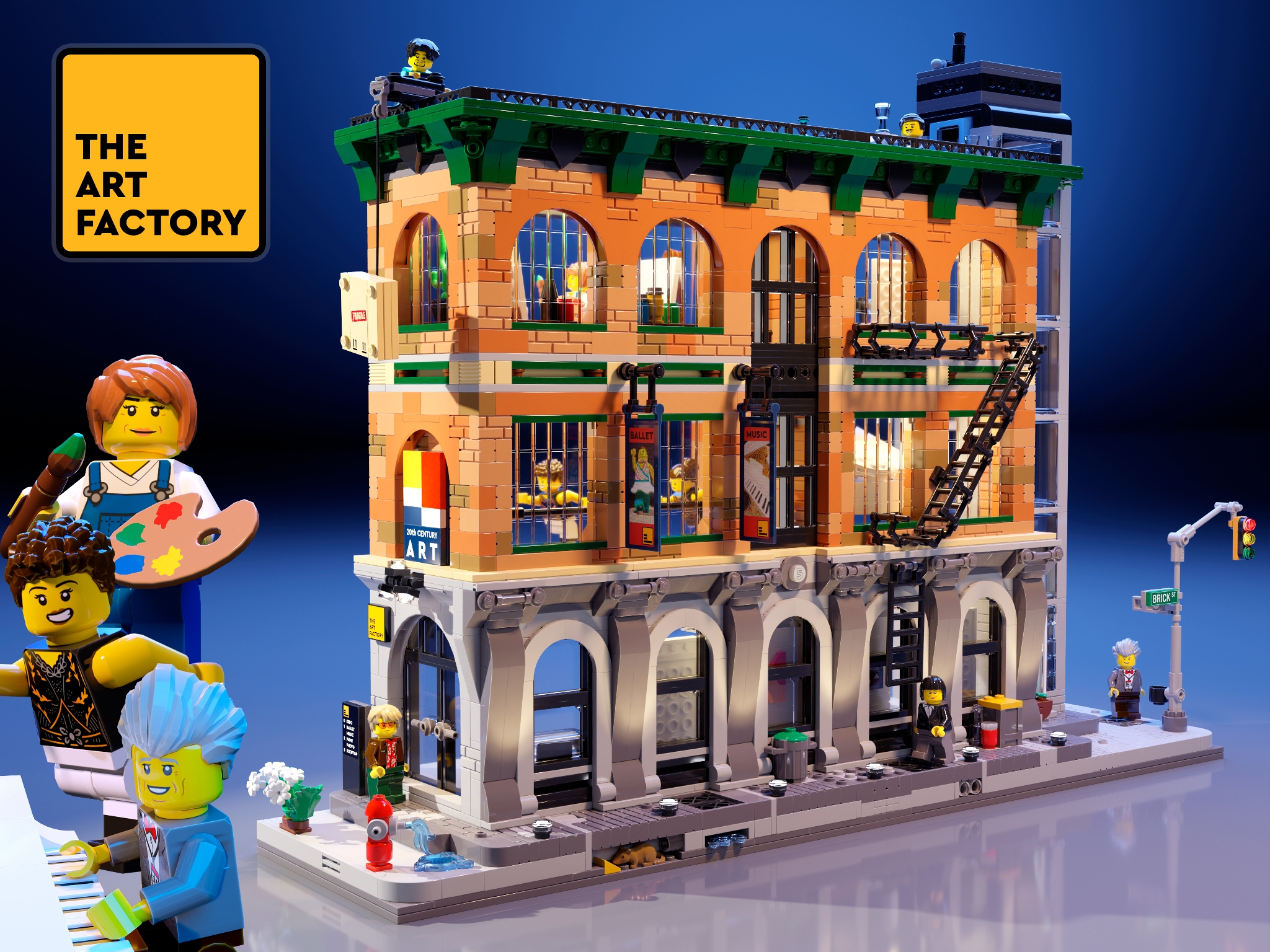 LEGO BrickLink Series 6 original and final designs compared