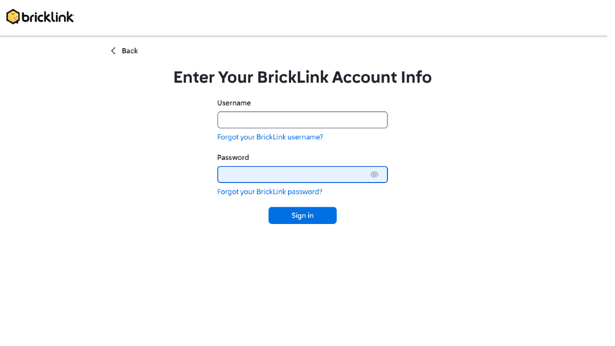 LEGO and BrickLink account integration process now live