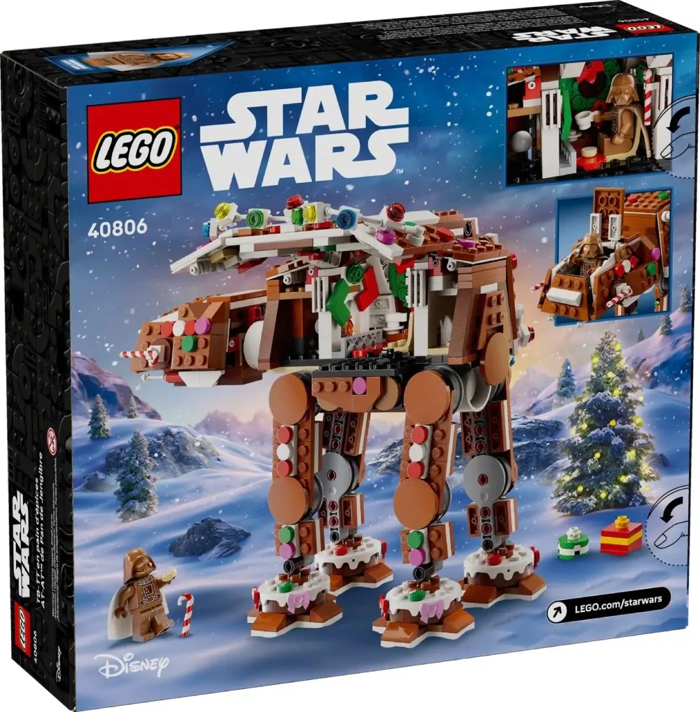 LEGO Star Wars 40806 Gingerbread AT-AT Walker unveiled