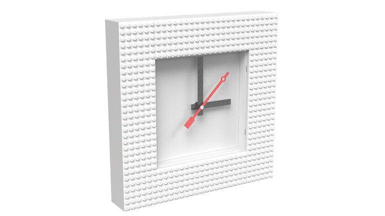 Stylish and customisable LEGO wall clock revealed