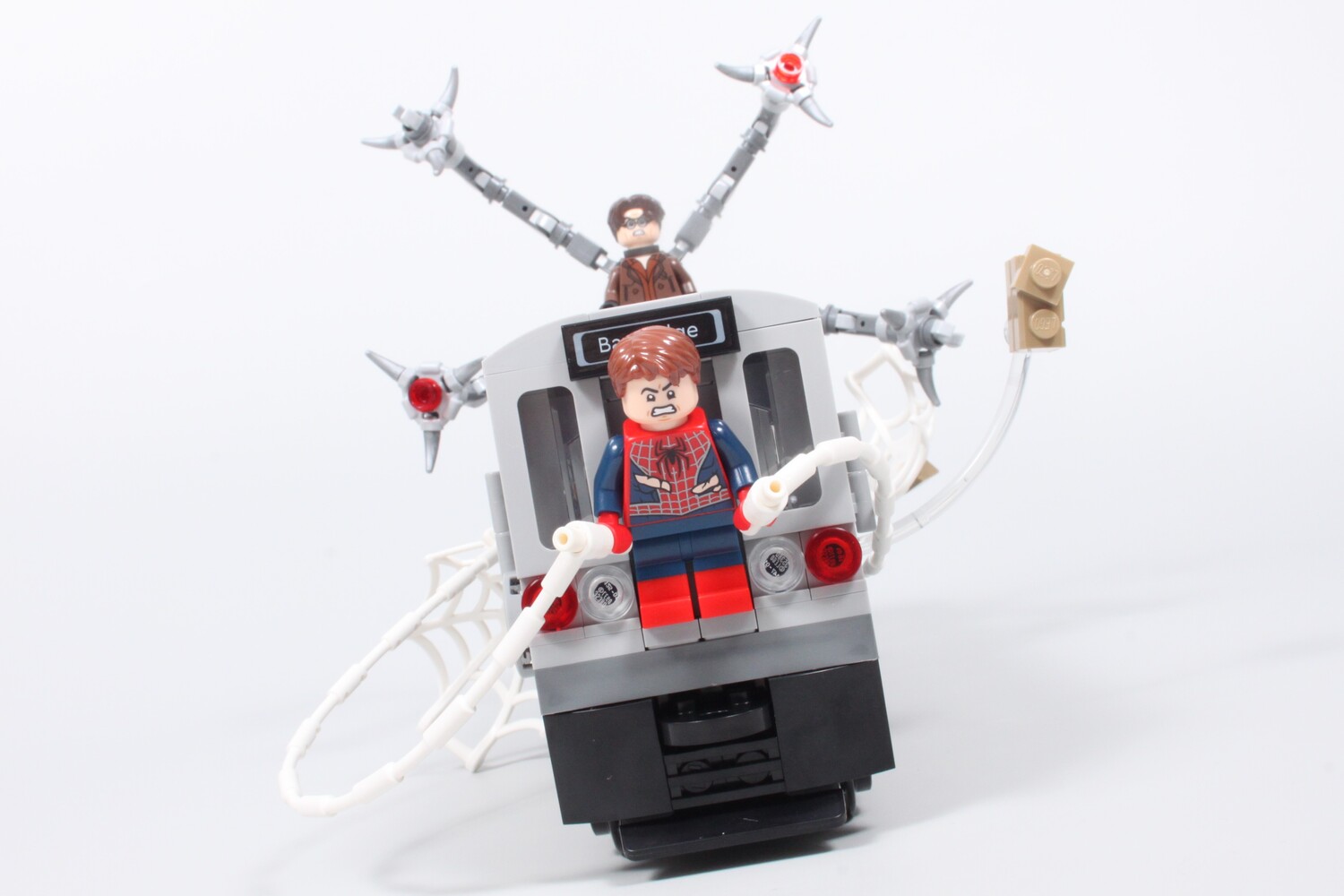 LEGO 76321 Spider-Man vs. Doc Ock Train Scene review