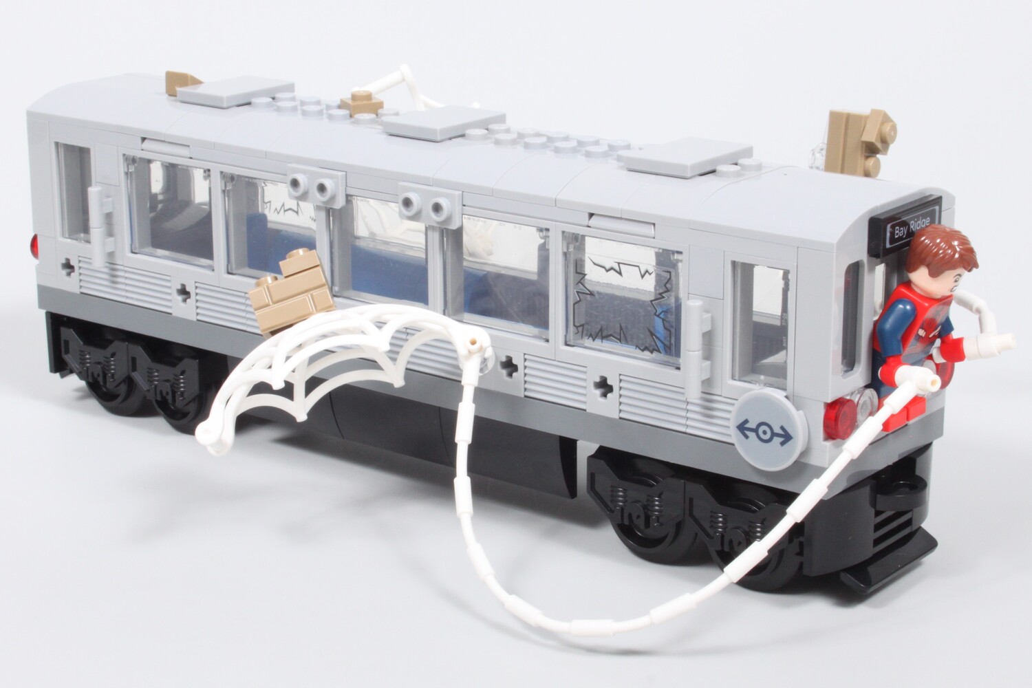 LEGO 76321 Spider-Man vs. Doc Ock Train Scene review