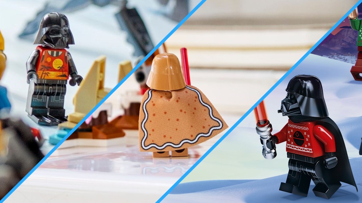 Every seasonal LEGO Star Wars Darth Vader minifigure so far