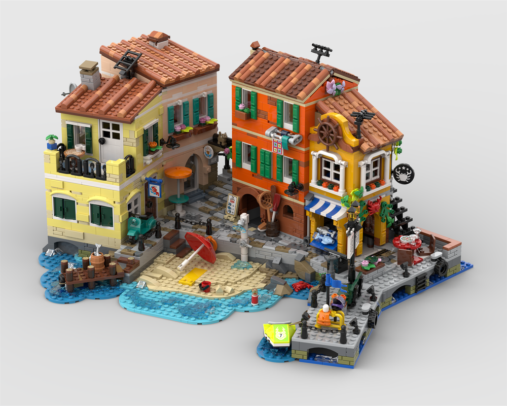 Expand LEGO Ideas 21359 Italian Riviera with one retiring set