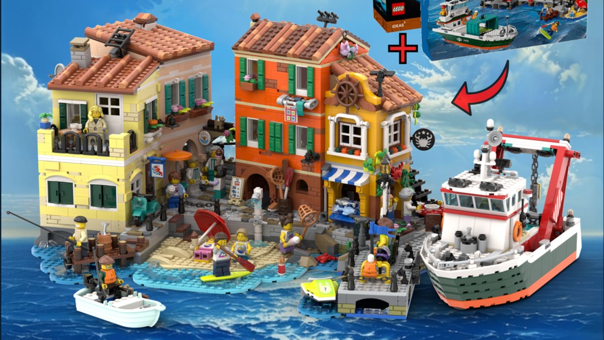Expand LEGO Ideas 21359 Italian Riviera with one retiring set
