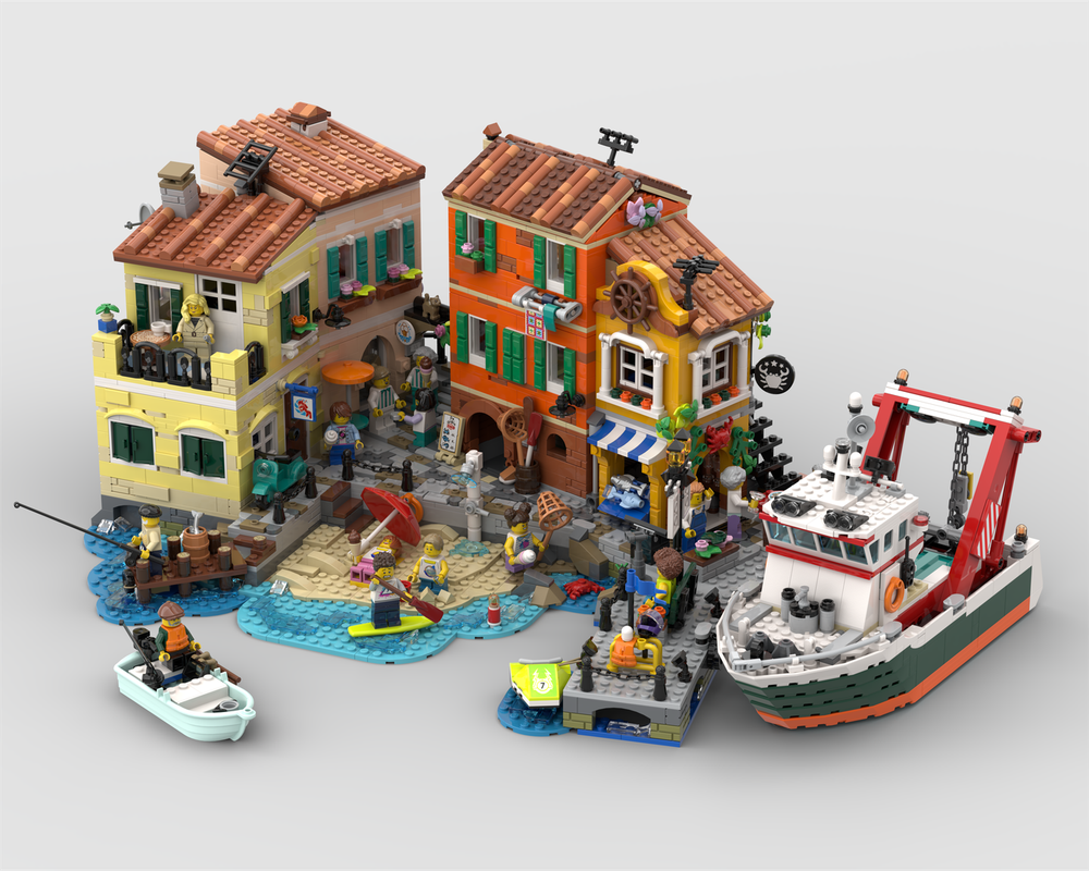Expand LEGO Ideas 21359 Italian Riviera with one retiring set