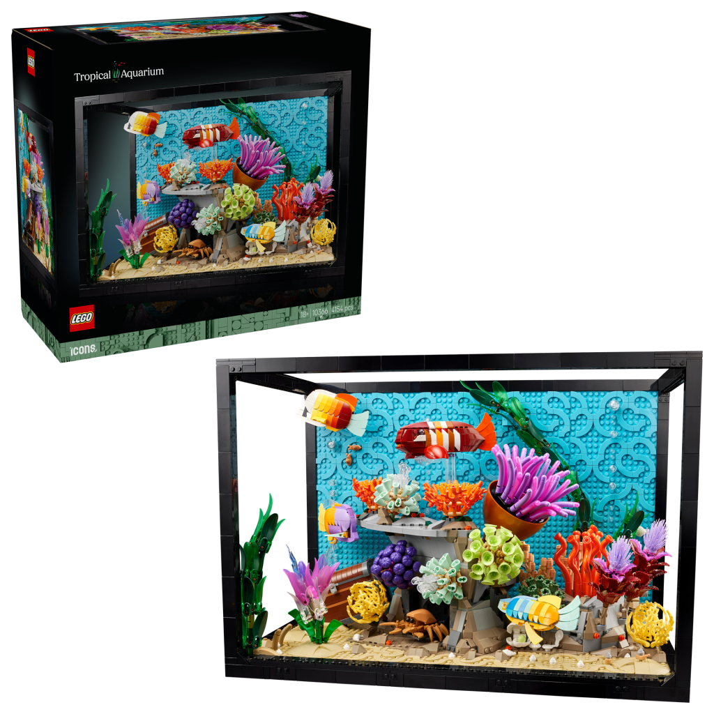 LEGO Icons 10366 Tropical Aquarium officially unveiled