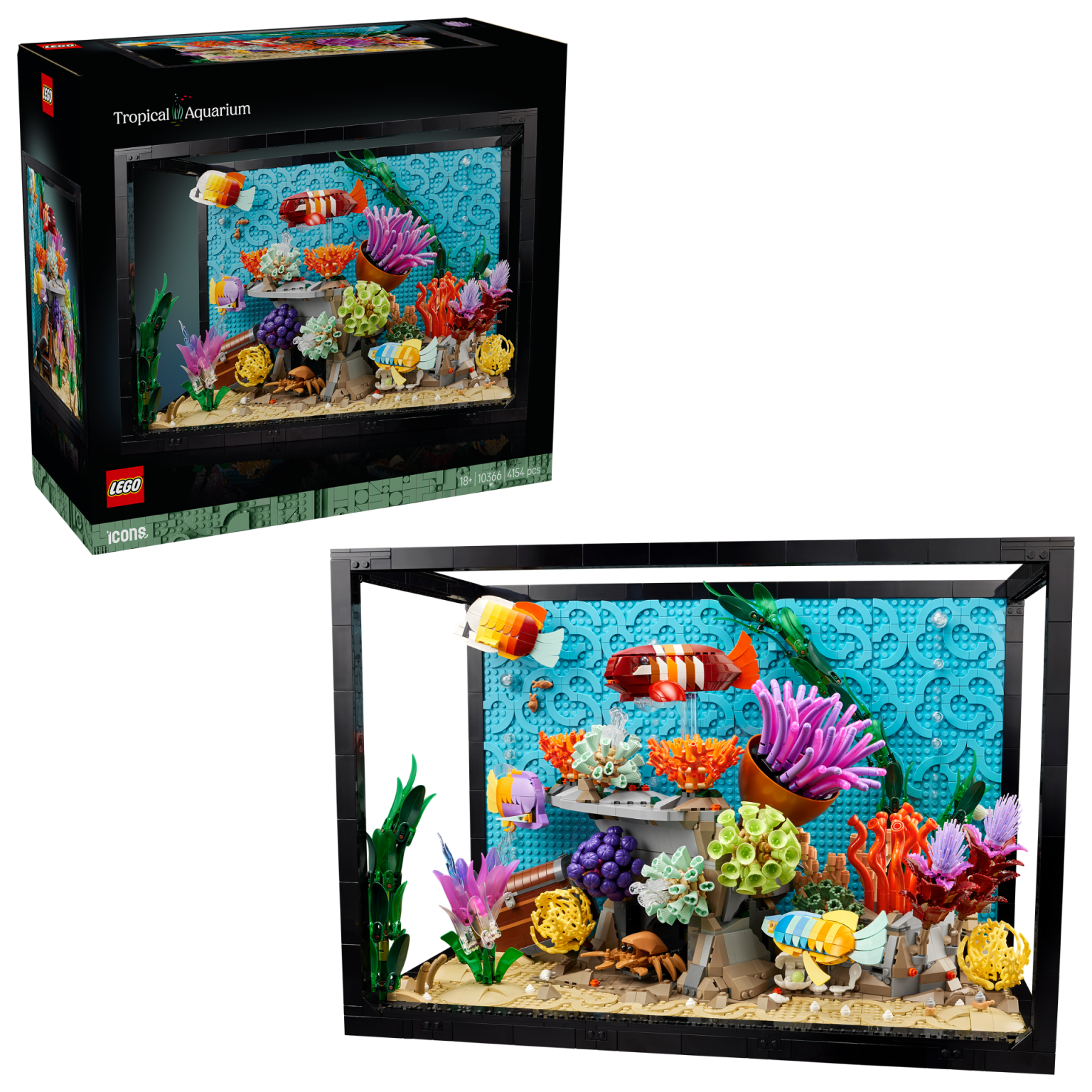 LEGO Icons 10366 Tropical Aquarium officially unveiled