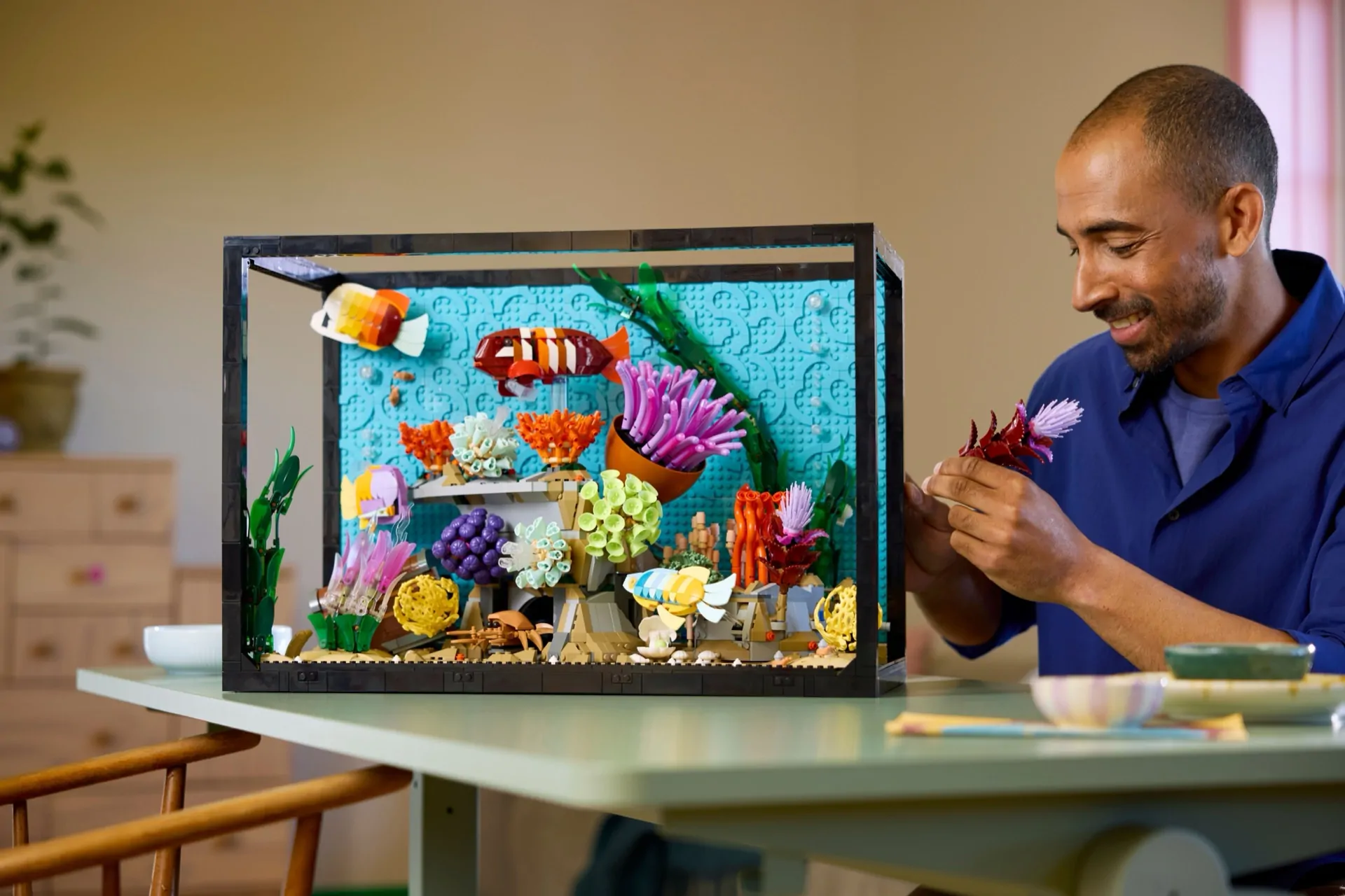 LEGO Tropical Aquarium team had whole ocean to choose from