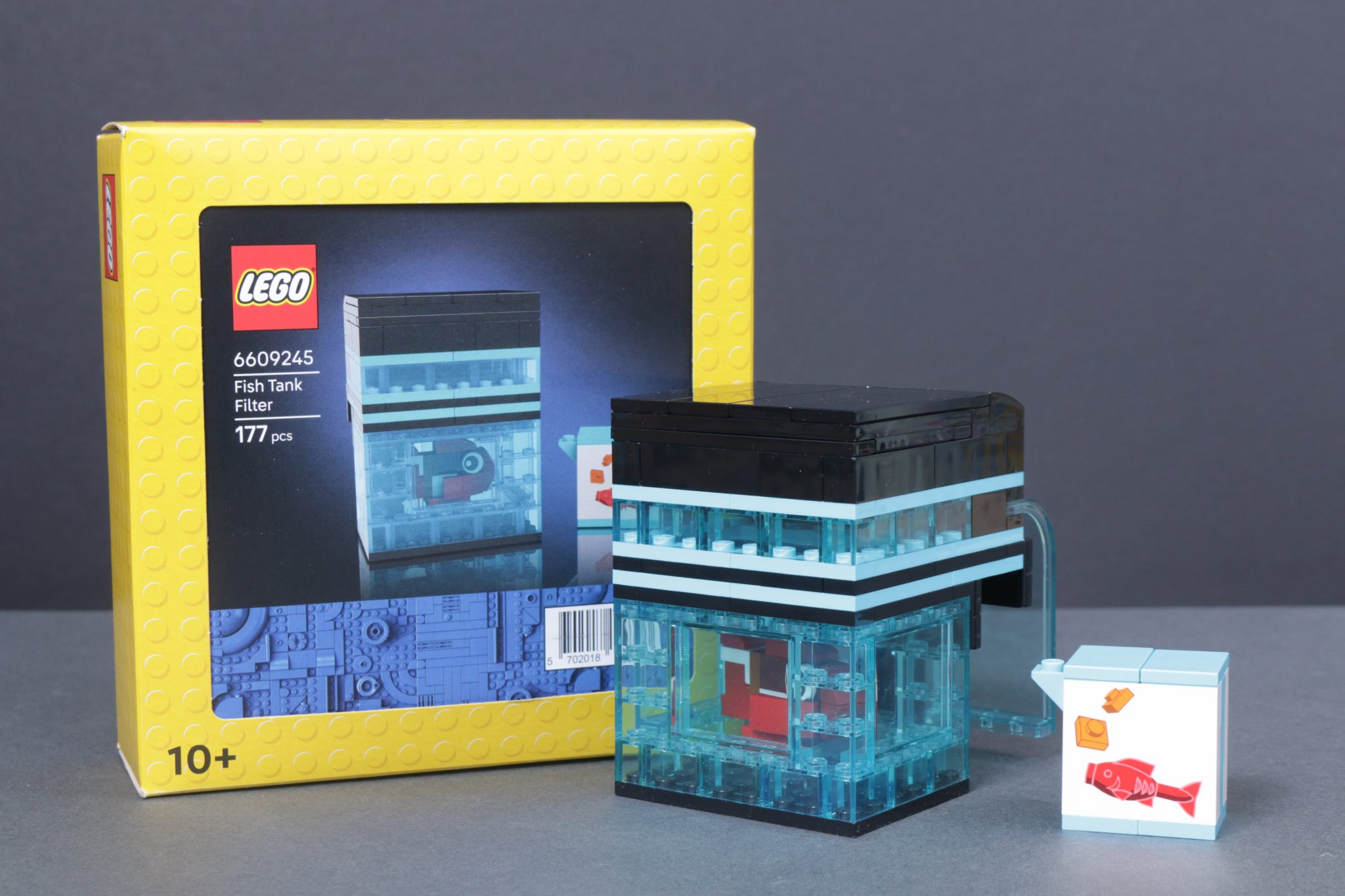 LEGO Icons 5009823 Fish Tank Filter & Fish Food GWP review