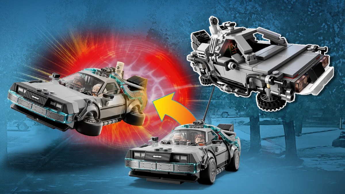 Comparing 2026's LEGO DeLorean to the 2013 version