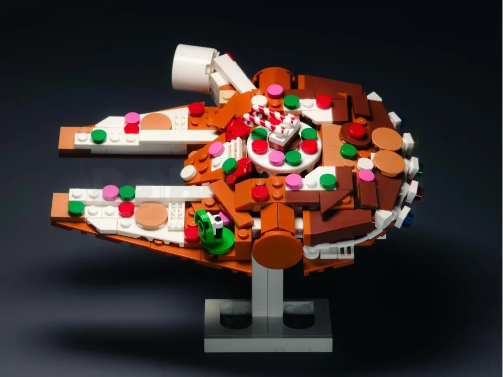 LEGO Star Wars Gingerbread AT-AT gets Falcon makeover