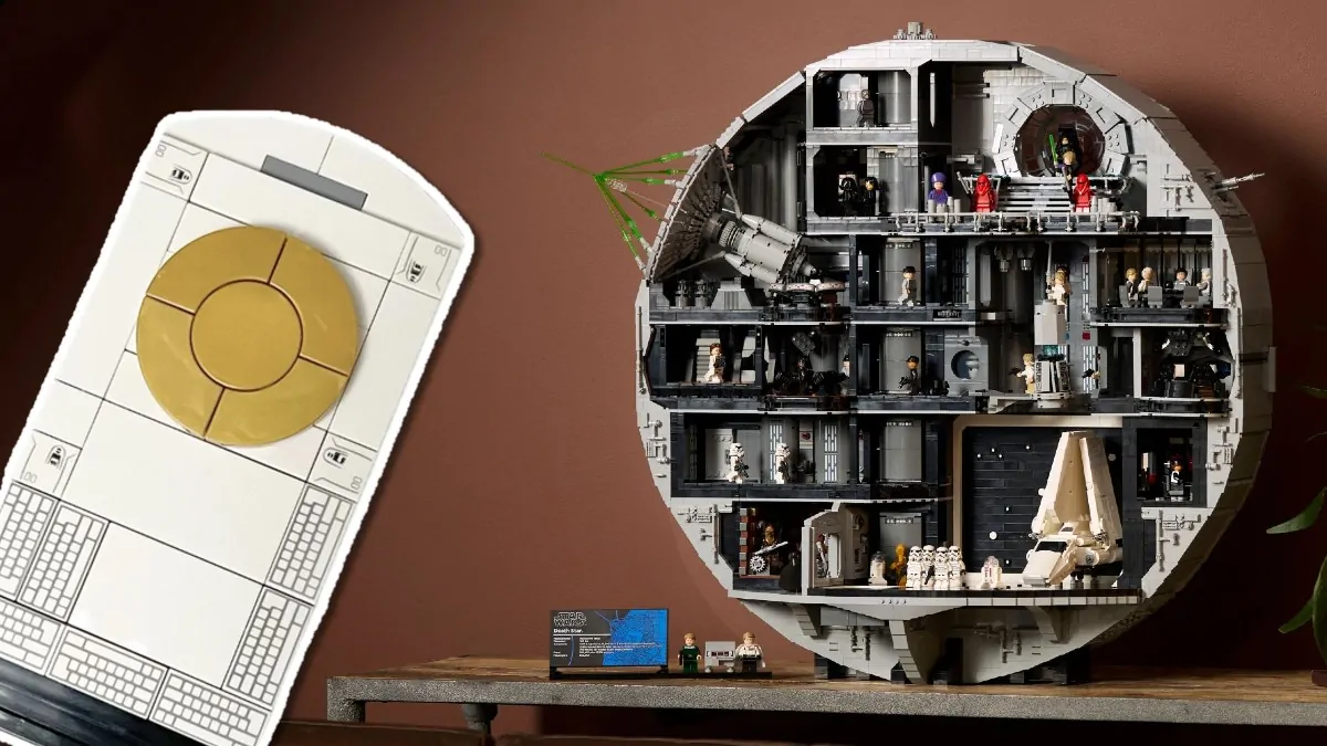 Até LEGO Star Wars 75419 As instruções da Estrela da Morte são um ovo ...