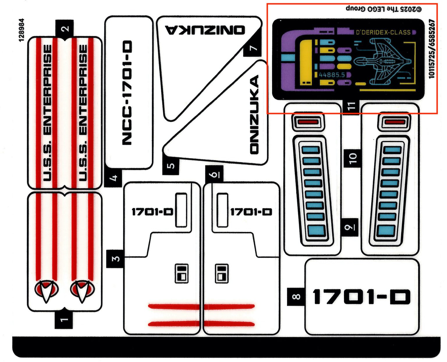LEGO Star Trek Shuttlepod GWP suffers from sticker error