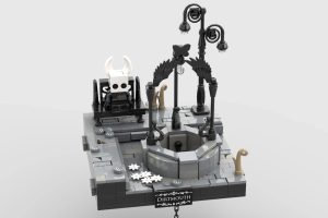 Four Hollow Knight spots recreated in one LEGO Ideas project