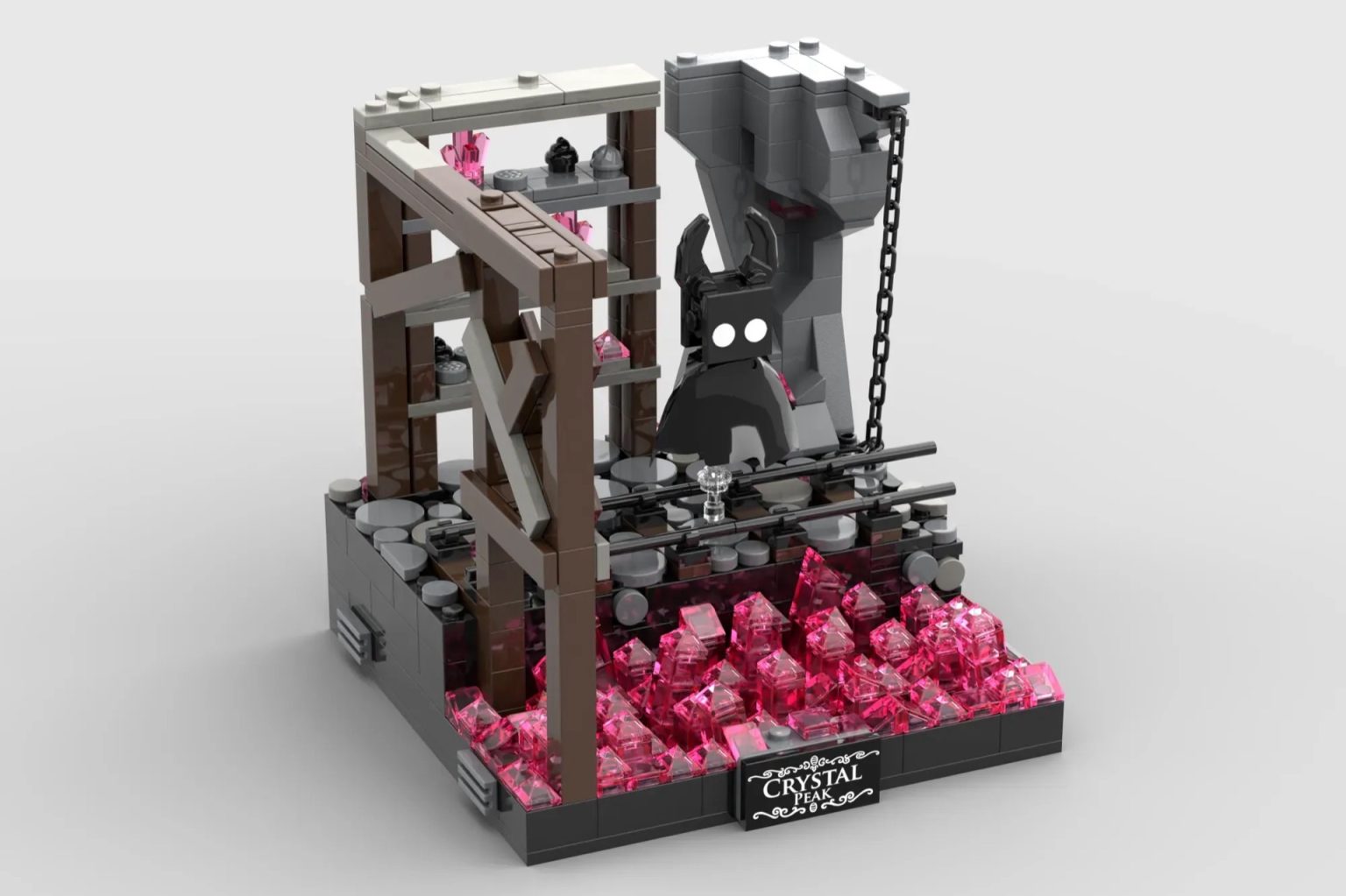 Four Hollow Knight spots recreated in one LEGO Ideas project