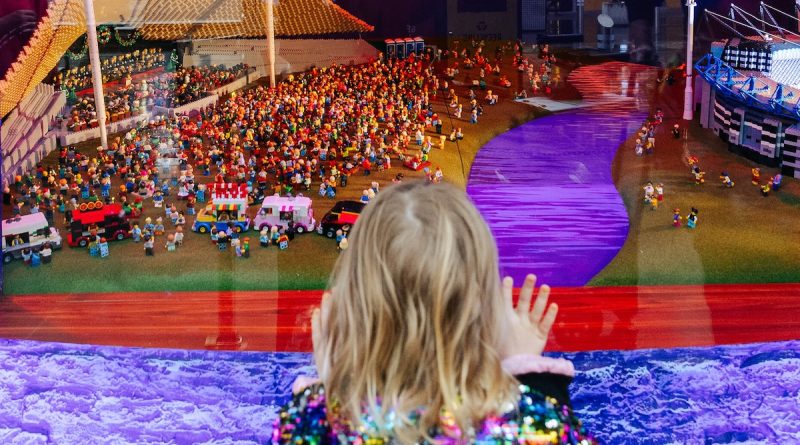 LEGO pops up at Melbourne's Myer Window in a festive display