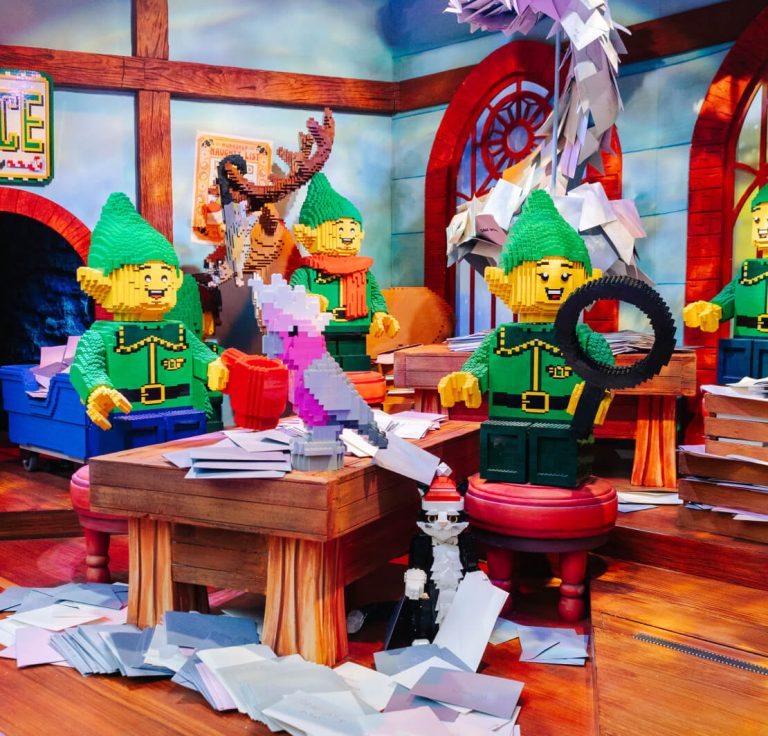 LEGO pops up at Melbourne's Myer Window in a festive display